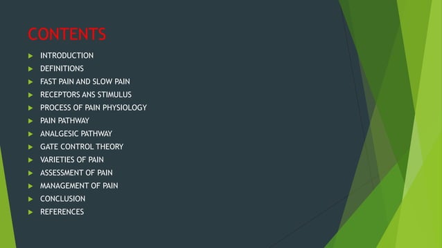 Pain definition, pathway,analgesic pathway, types of pain | PPTX