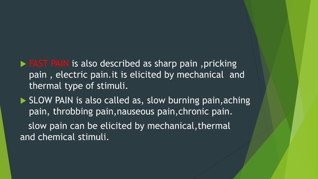 Pain definition, pathway,analgesic pathway, types of pain | PPTX