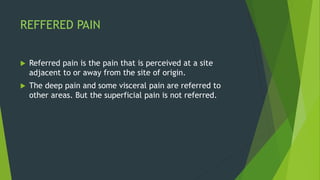 Pain definition, pathway,analgesic pathway | PPTX
