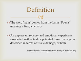 Pain | PPTX