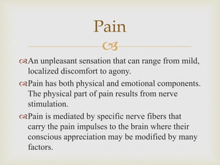 Pain | PPTX