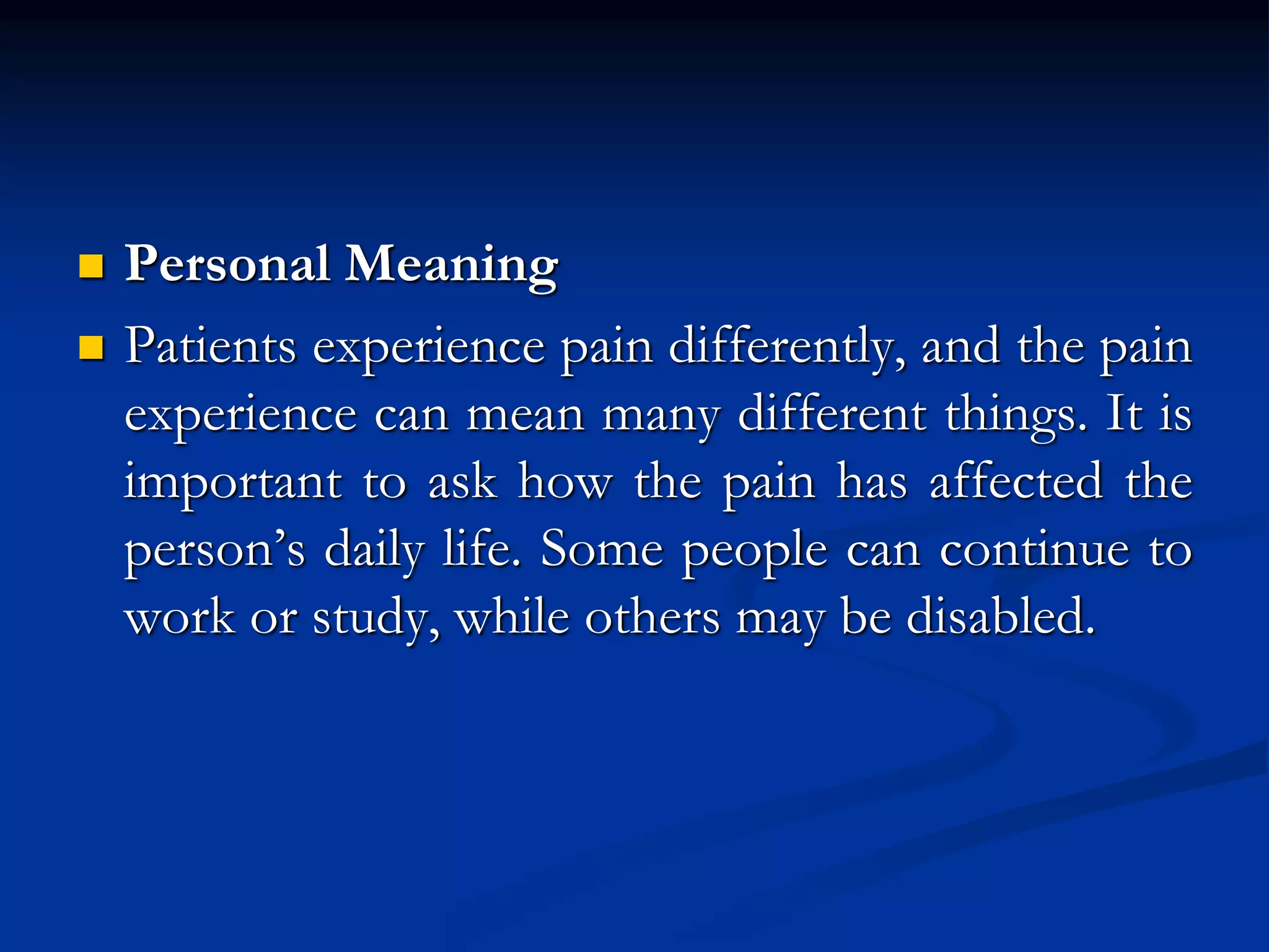 Pain | PPT