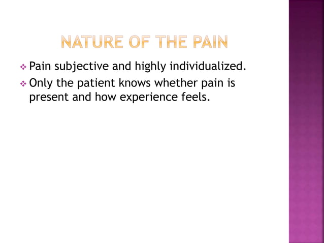 Pain | PPT