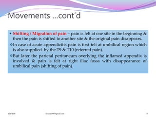 PAIN : HISTORY TAKING | PPTX