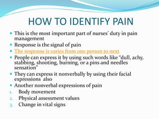 Pain.ppt | Brain and Nervous System Disorders | Diseases and Conditions