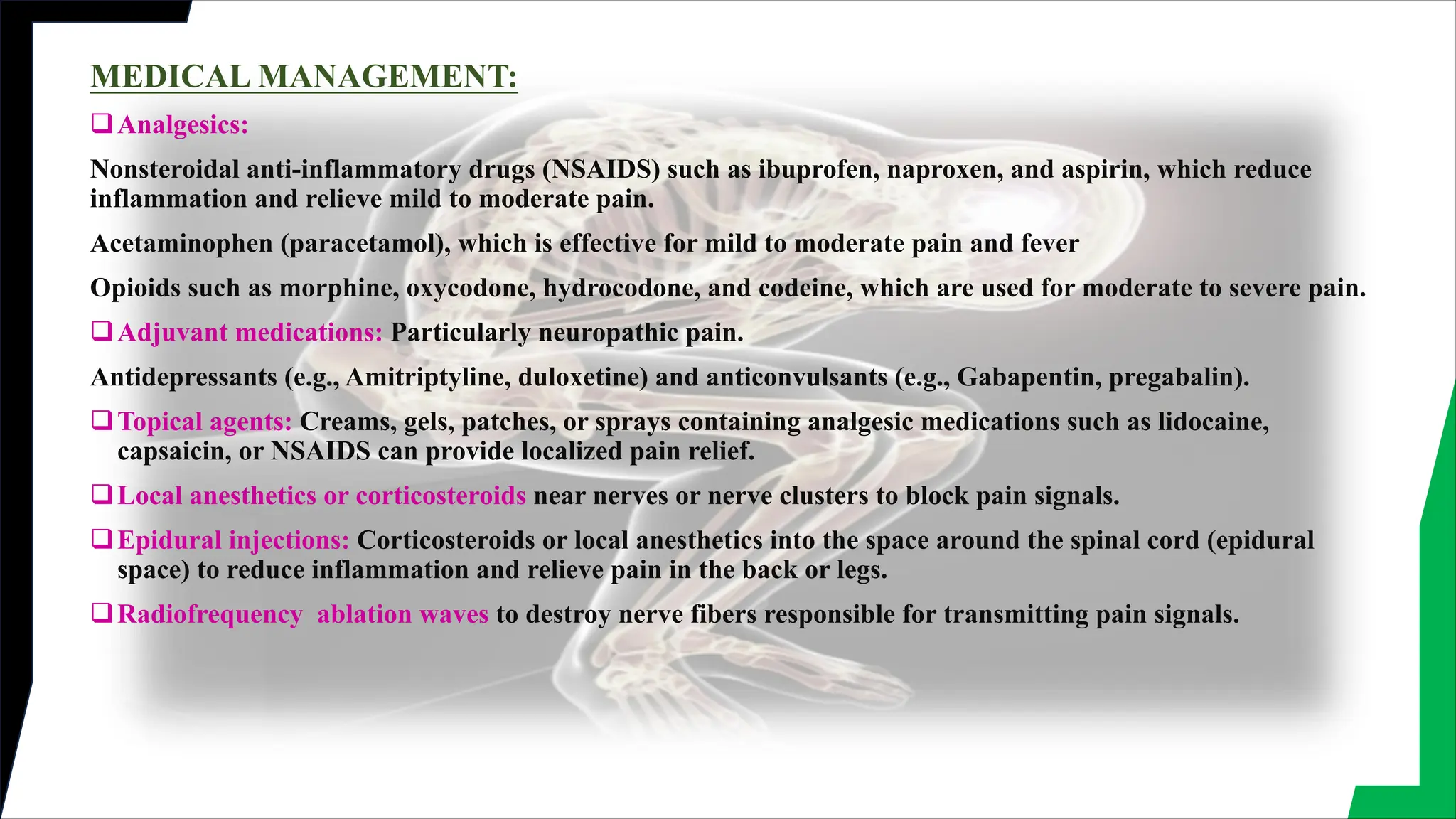 PAIN/CLASSIFICATION AND MANAGEMENT OF PAIN.pdf