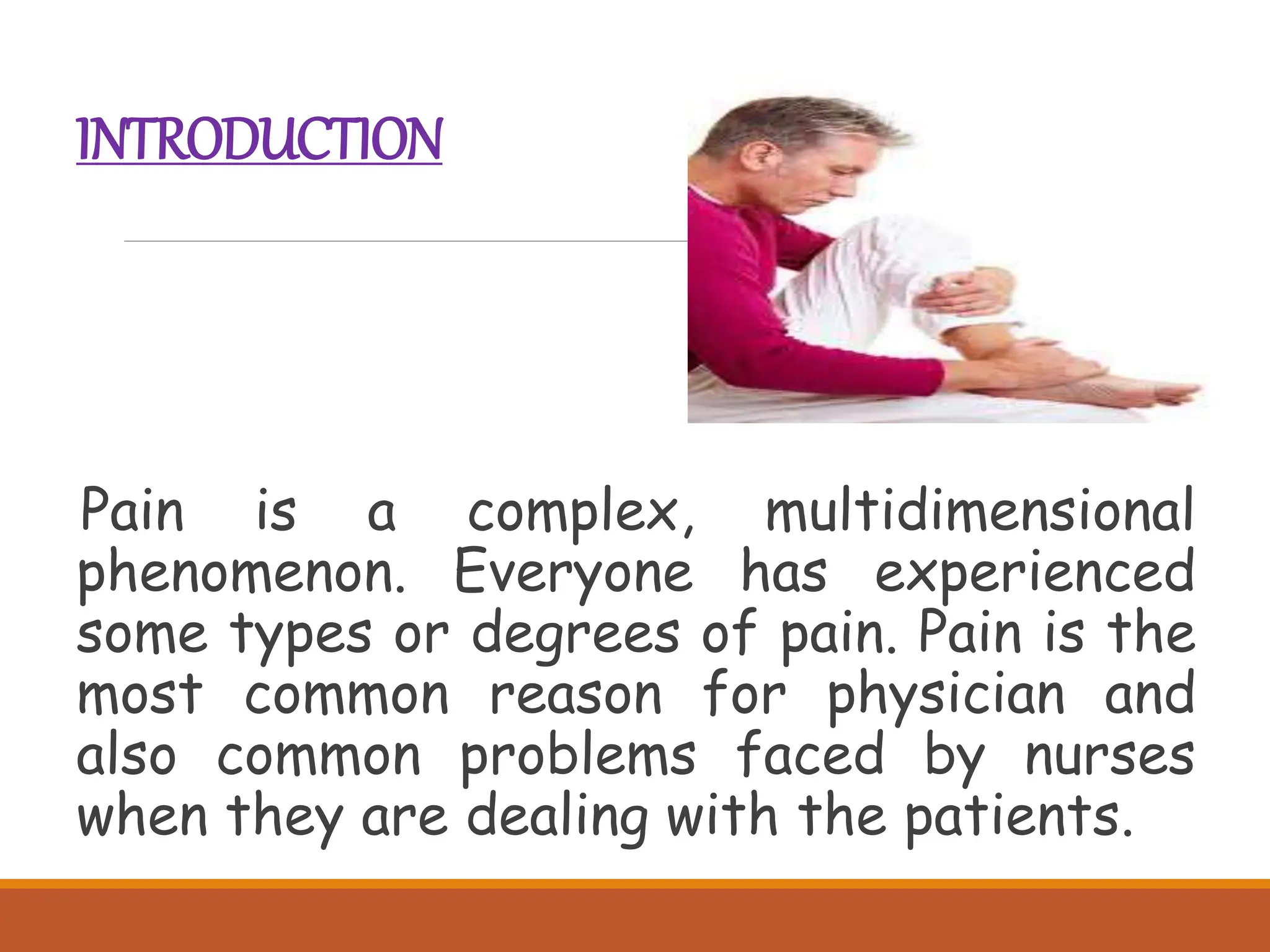pain. Medical Surgical Nursing ......pptx