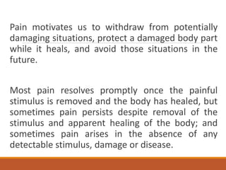 pain. Medical Surgical Nursing ......pptx