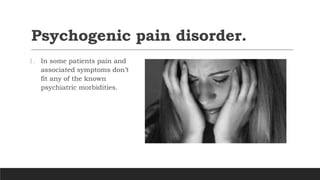 Pain and it's management ( for hospitalized patient) | PPT
