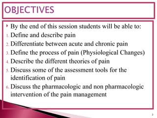 PAIN.ppt for nurses fundamentals of nursing ppt | PPT | Physical ...