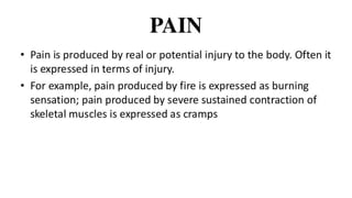 Physiology of Pain & Pain science .pptx