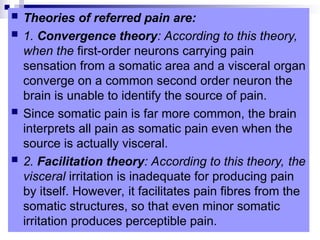 Pain pathway and Physiology- a short description | PPT