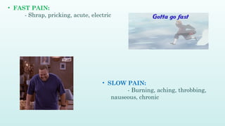 Pain: Definition, Gate theory and its pathways | PPTX