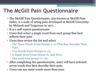 Pain- defintion, types and principles of pain management | PPTX