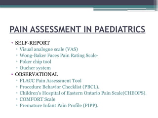 Pain- defintion, types and principles of pain management | PPTX