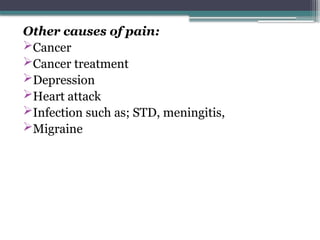 Pain. definition, causes, factor influencing pain & pain assessment.pptx