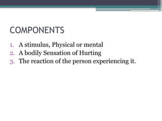 Pain. definition, causes, factor influencing pain & pain assessment.pptx
