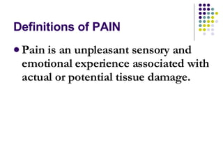 Pain And Comfort | PPT