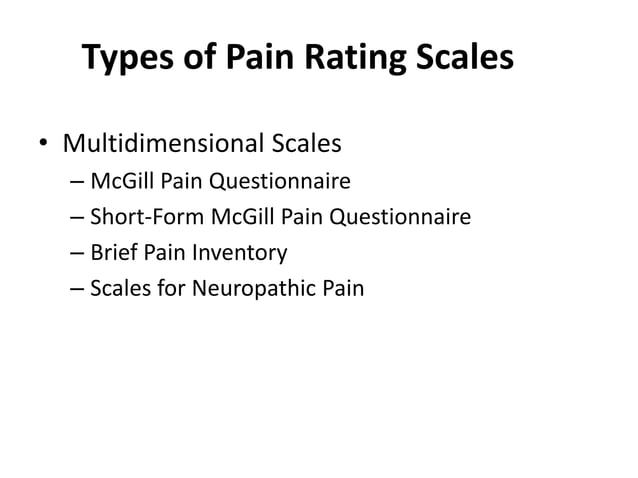 Pain-Scales-and-Assessment.ppt | Diseases and Conditions | Medical Health