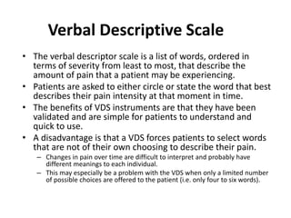 Pain-Scales-and-Assessment.ppt | Diseases and Conditions | Medical Health
