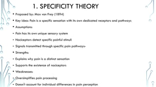Pain-Types, pathway, theories & modulation.pptx