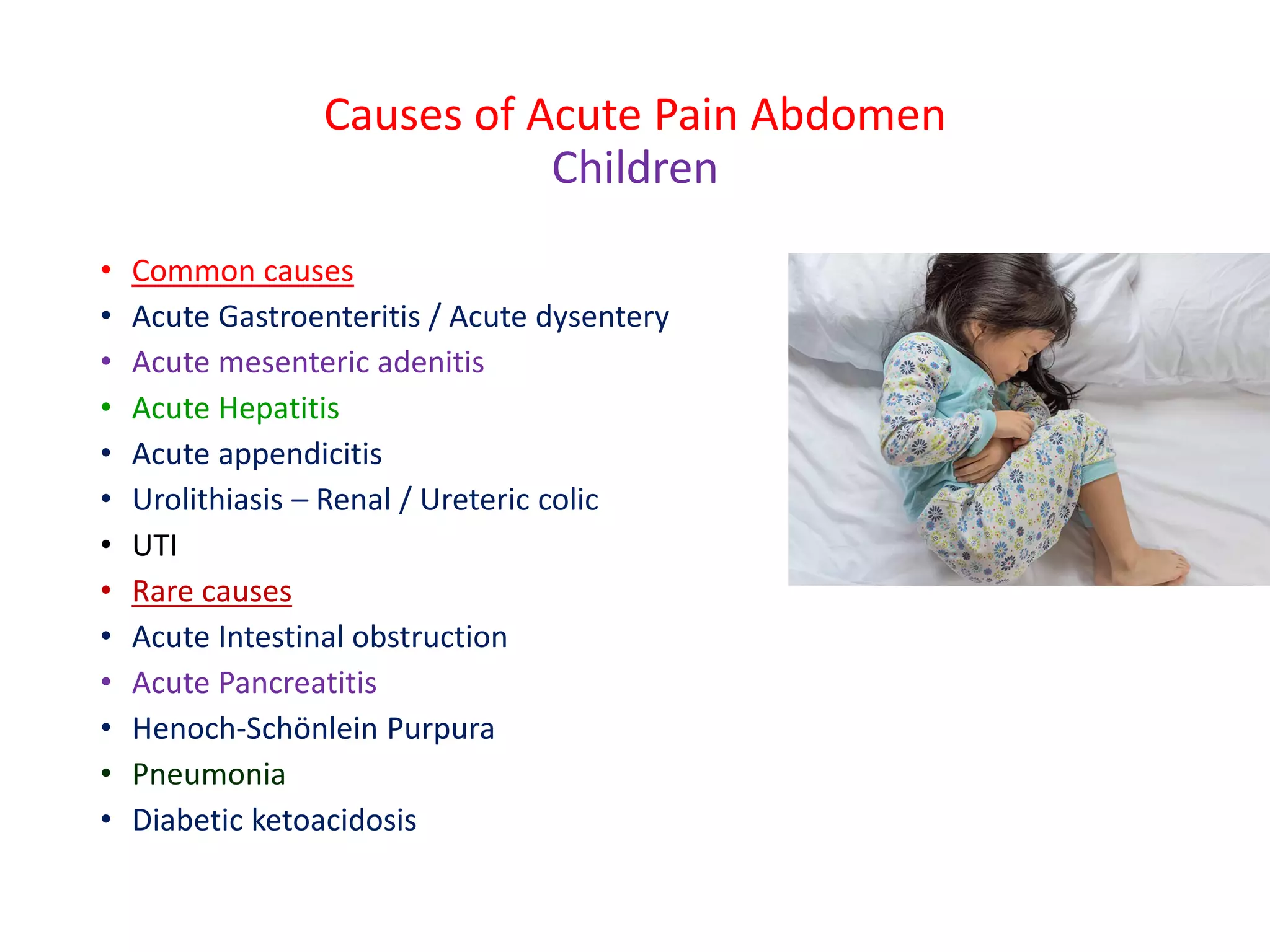 Pain abdomen in children 2021 | PDF