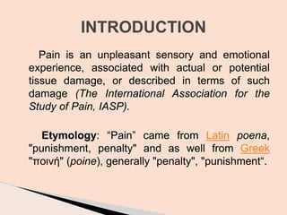 Pain, analgesics management(lecture 3).pptx