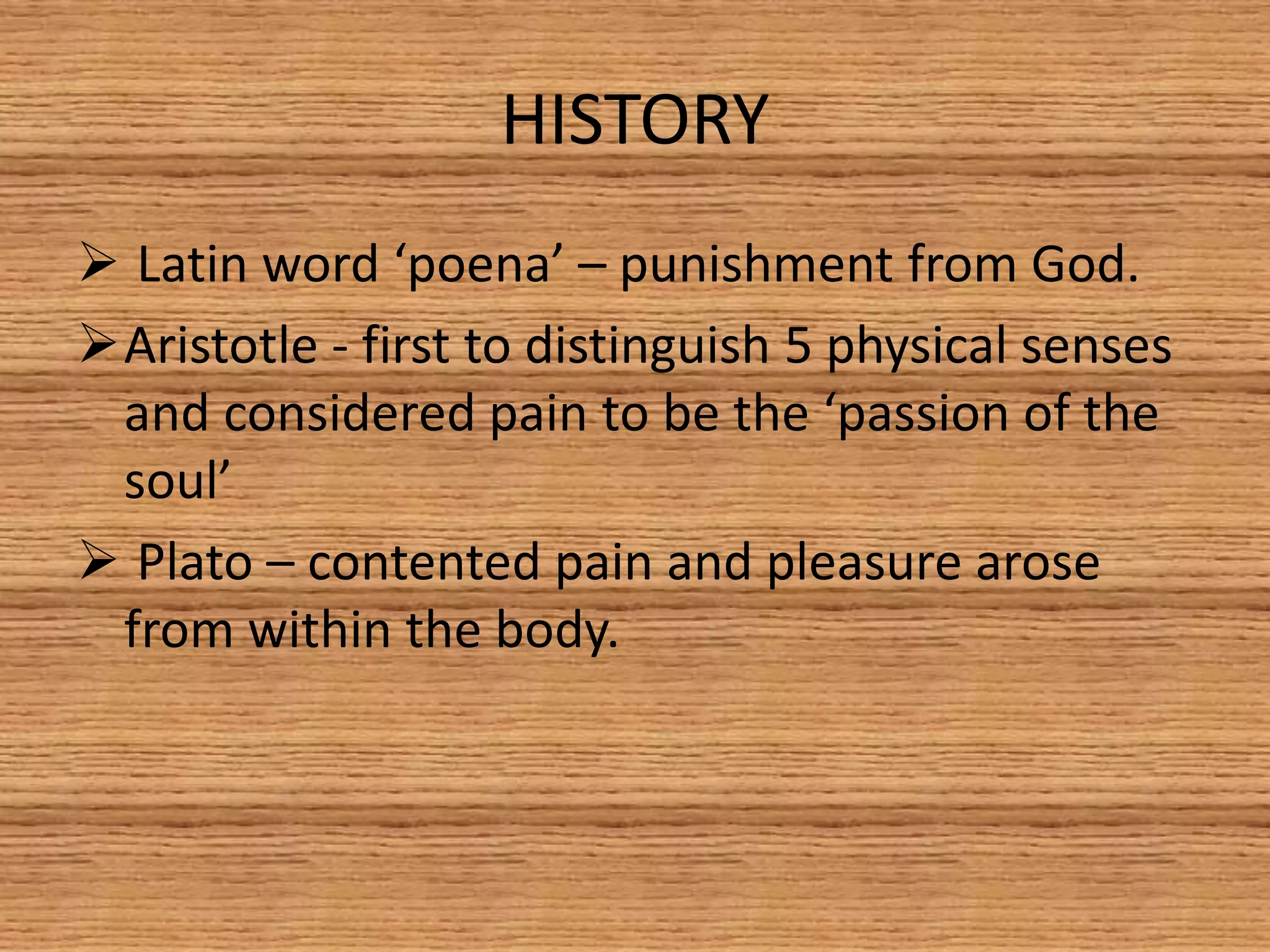 Pain and its pathway | PPTX