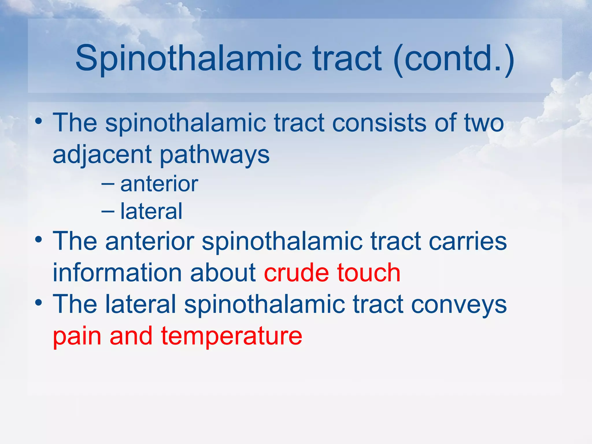 Pain and its pathways | PPT