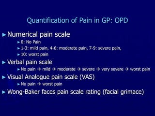 Pain and pain killers: A stepwise approach & guide (with focus on nsai ...