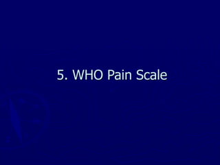 Pain and pain killers: A stepwise approach & guide (with focus on nsai ...