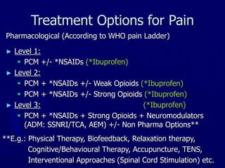 Pain and pain killers: A stepwise approach & guide (with focus on nsai ...