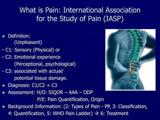 Pain and pain killers: A stepwise approach & guide (with focus on nsai ...