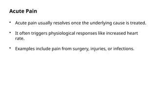 Pain And Pain Management.pptx for clinical surgery | PPT