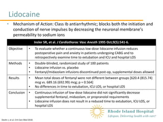 Pain and Sedation in Critically Ill Patients | PPTX