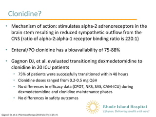 Pain and Sedation in Critically Ill Patients | PPTX