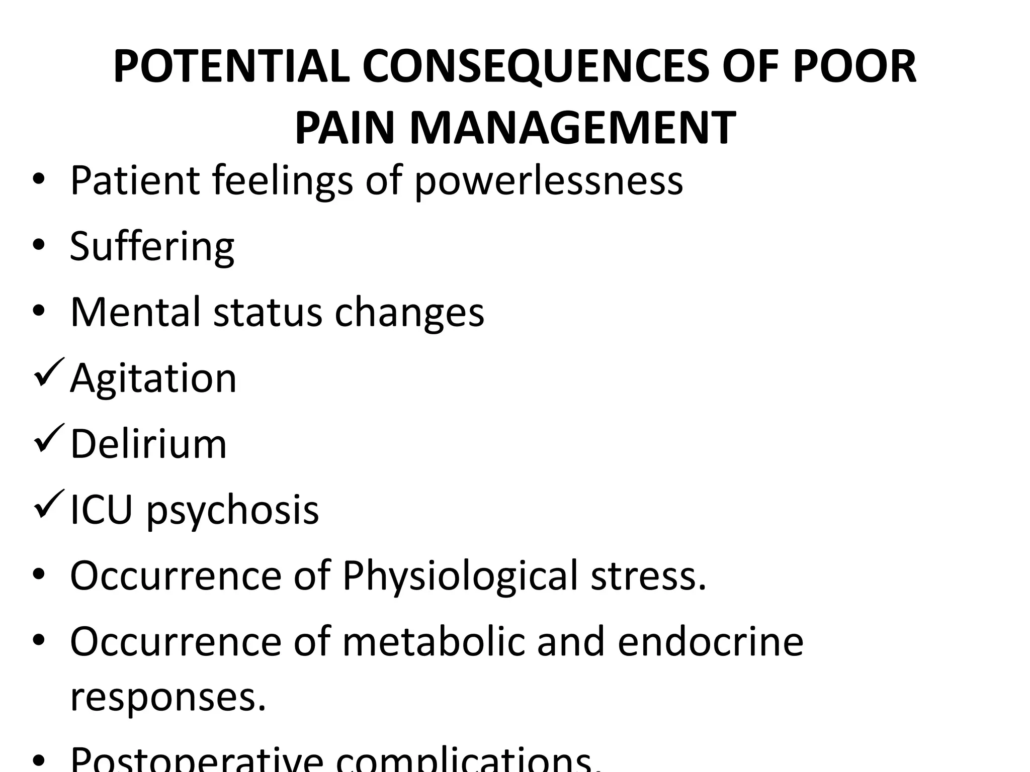 Pain and sedation in critically ill patients | PPTX