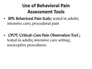 Pain and sedation in critically ill patients | PPTX