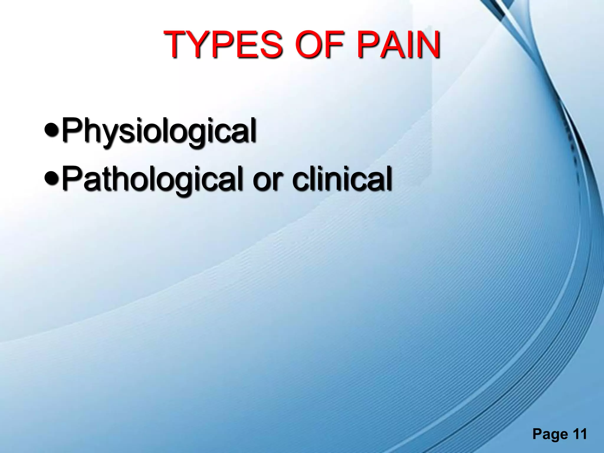 Pain as 5 th vs | PDF