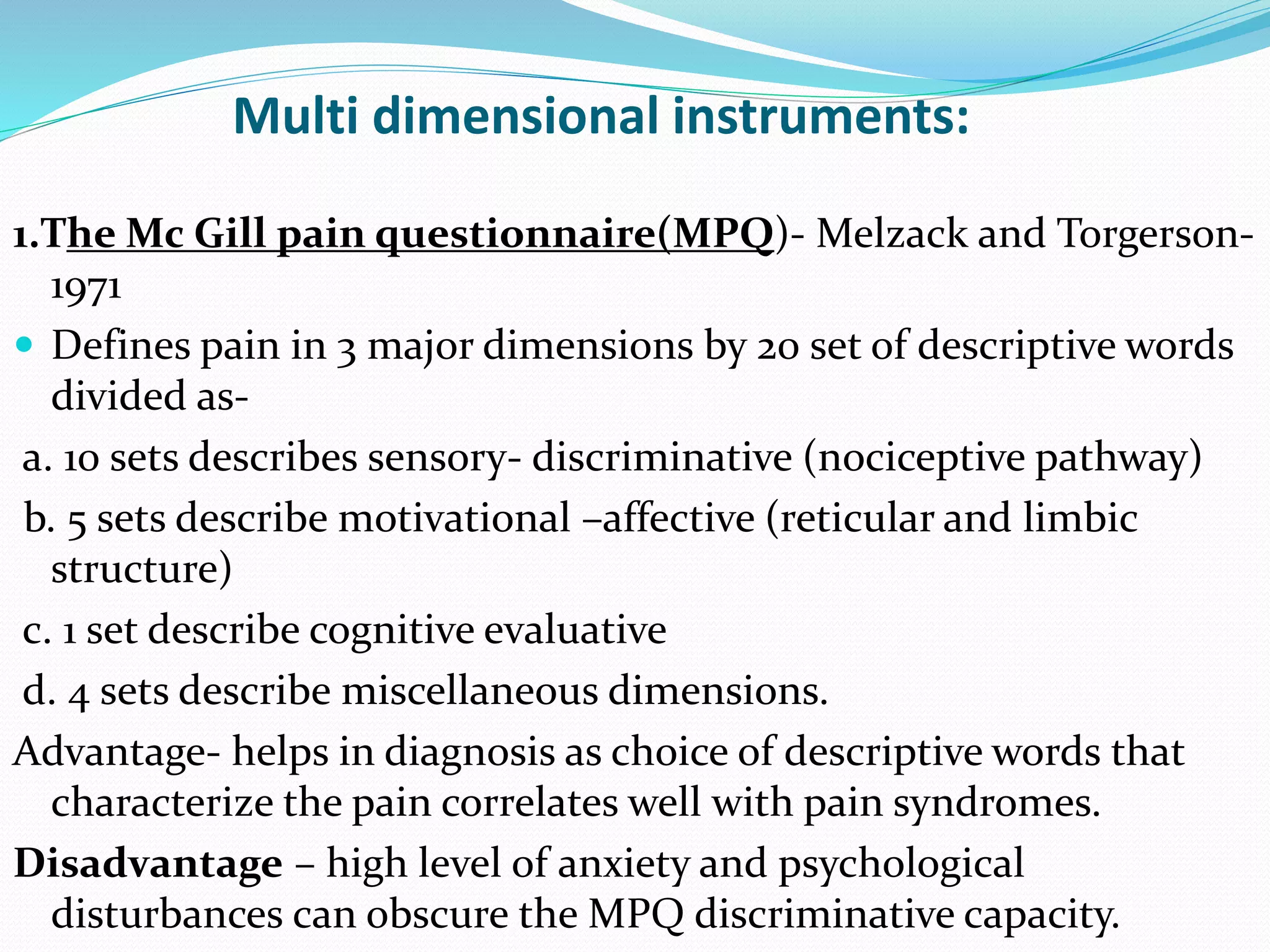 Pain assesment | PPTX