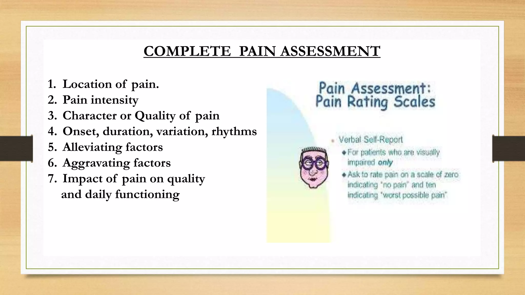 Pain assessment | PPTX