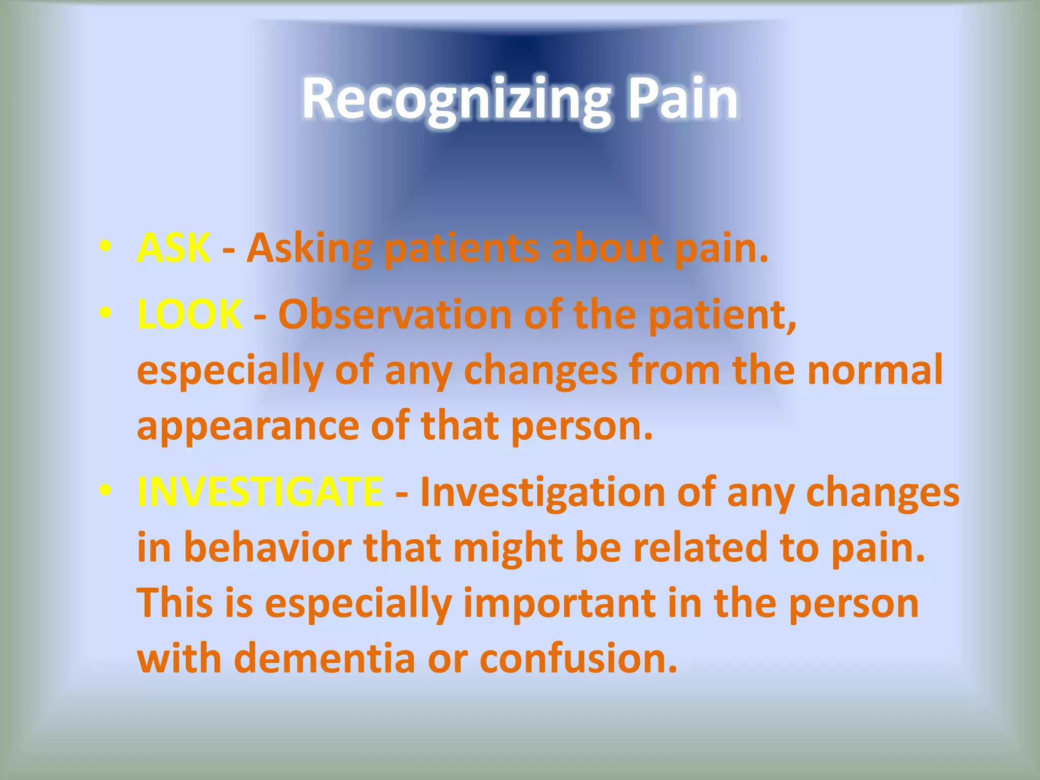 Pain assessment | PPTX