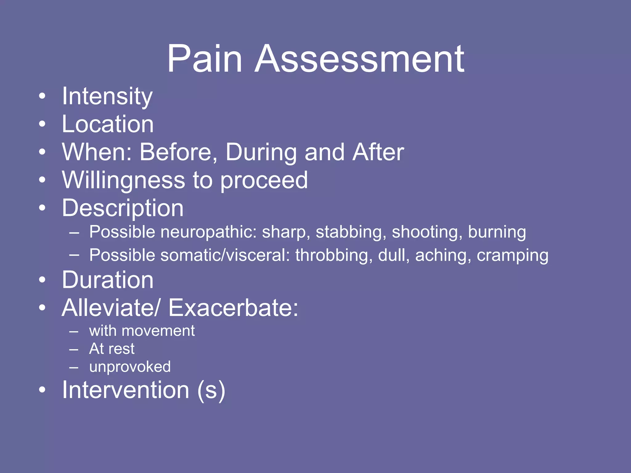 Pain Assessment As A Human Right | PPT