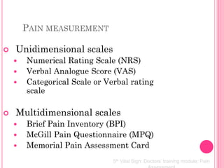 Pain assessment hcm | PDF