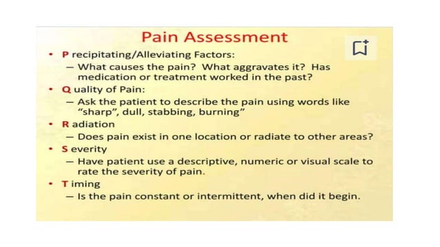 Pain assessment pptx, assess the pain... | PPTX