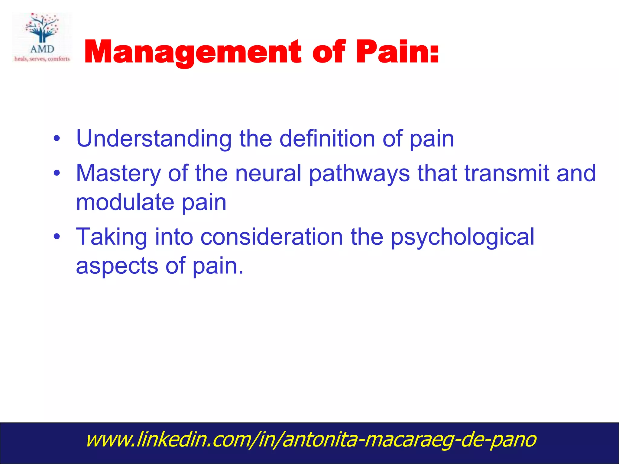 Basics of Pain Physiology | PPT