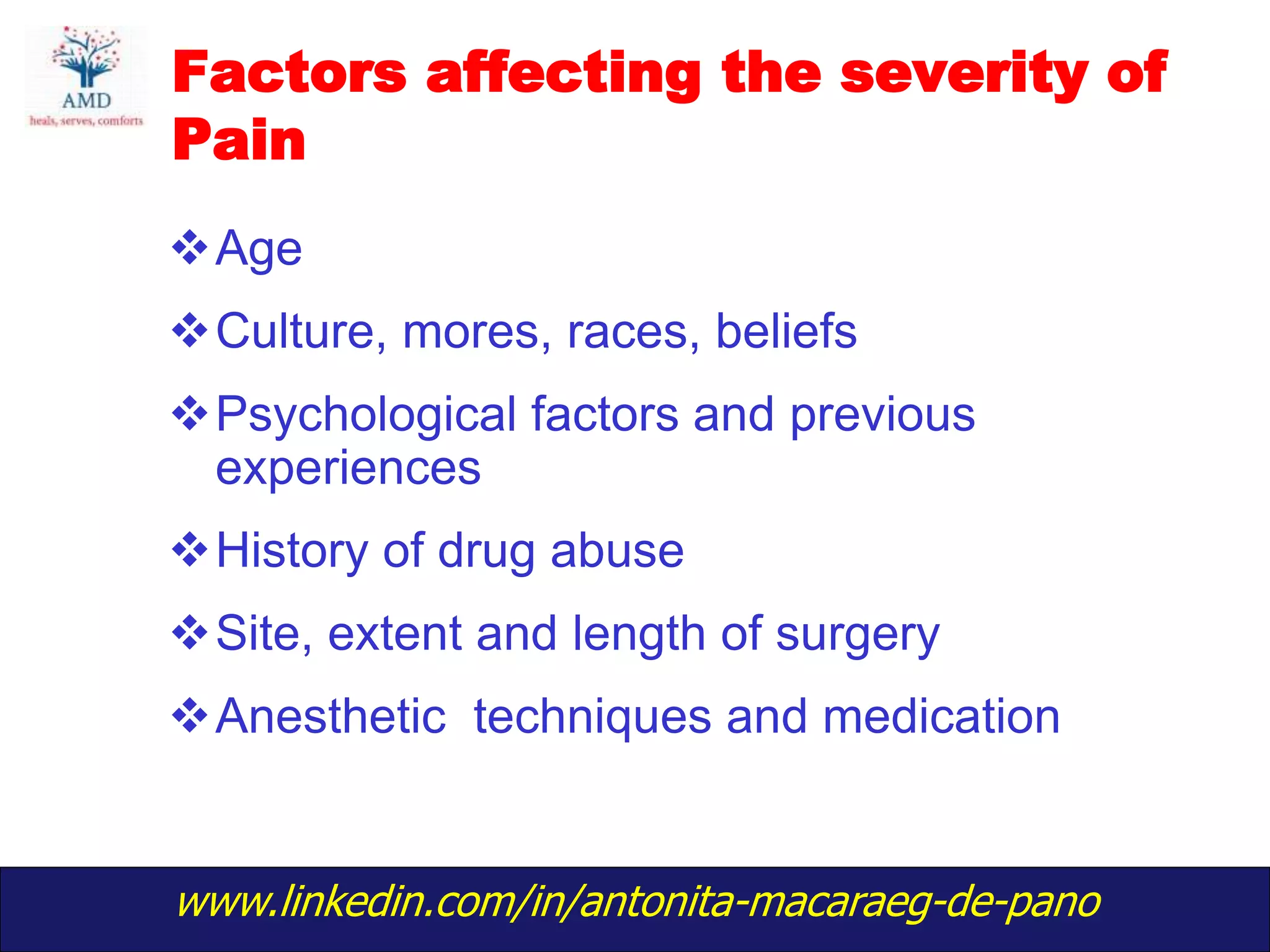 Basics of Pain Physiology | PPT