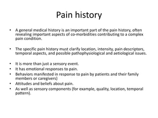 assessment and physiotherapy management of pain in elderly | PPTX