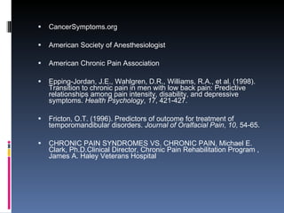 Reporting Pain Codes | PPT