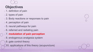 Comprehensive Overview of the Pain Control System and Endogenous ...